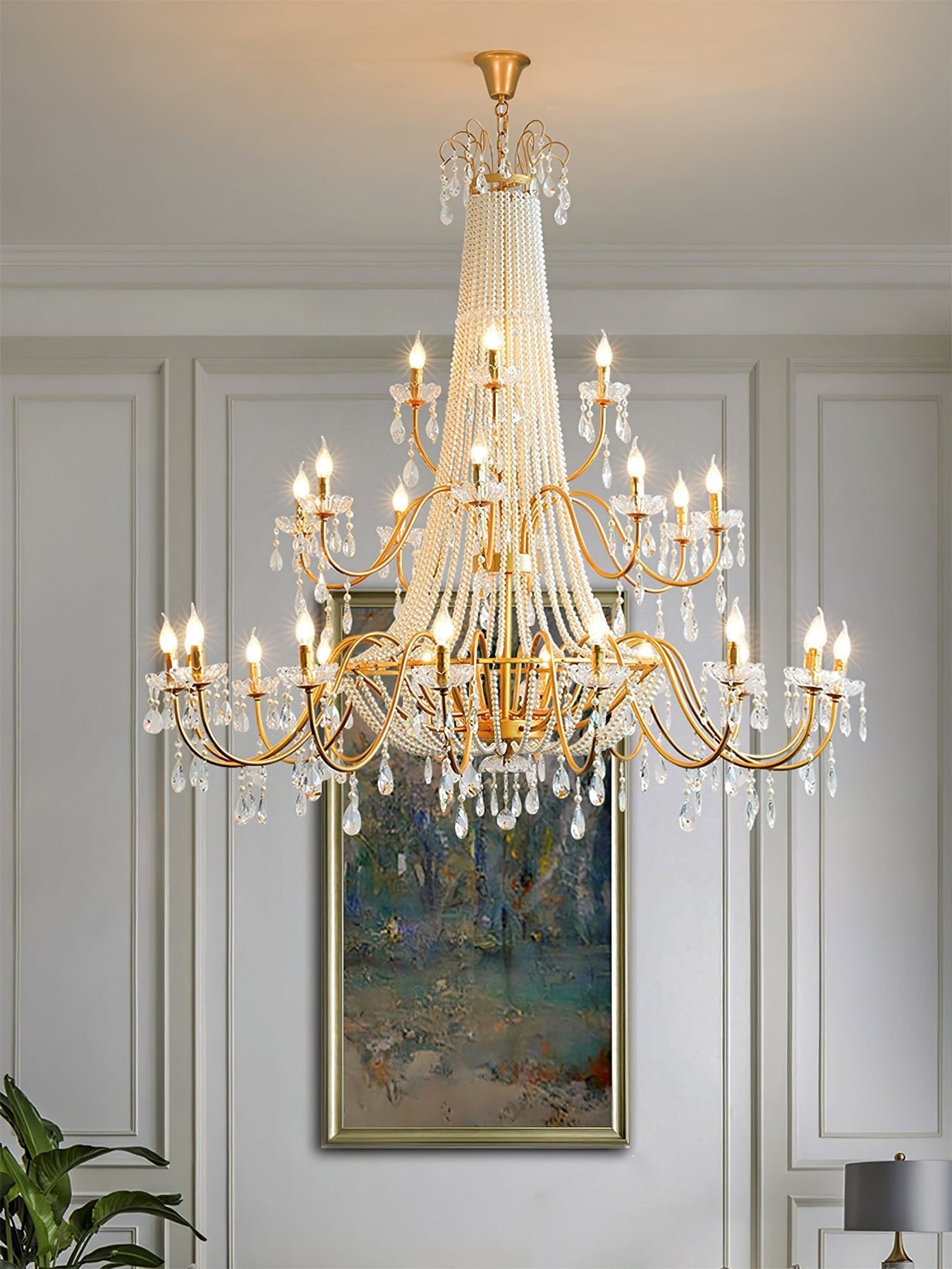 Arcadia Gold Chandelier– YOVINO