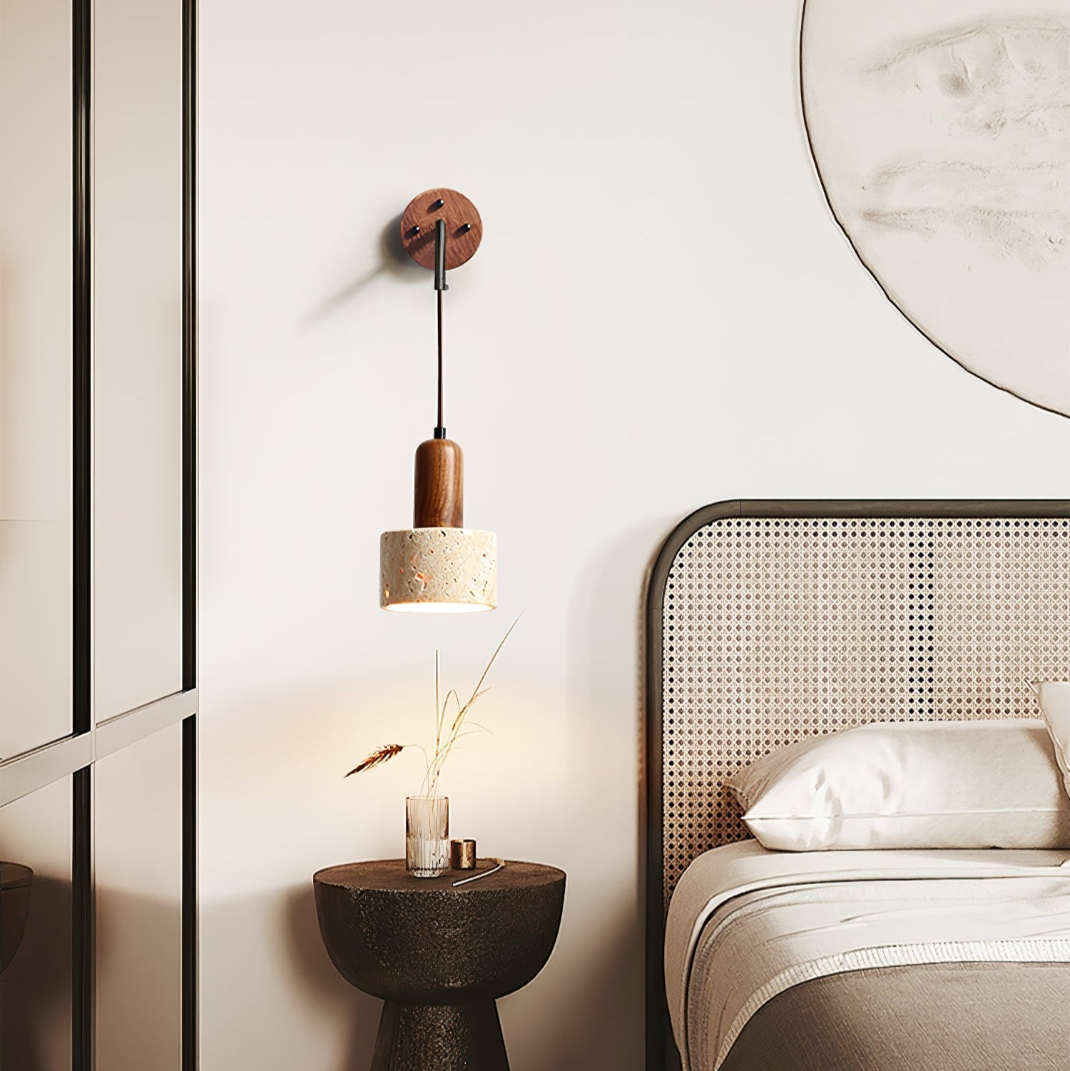 Arched Travertine Wall Light– YOVINO