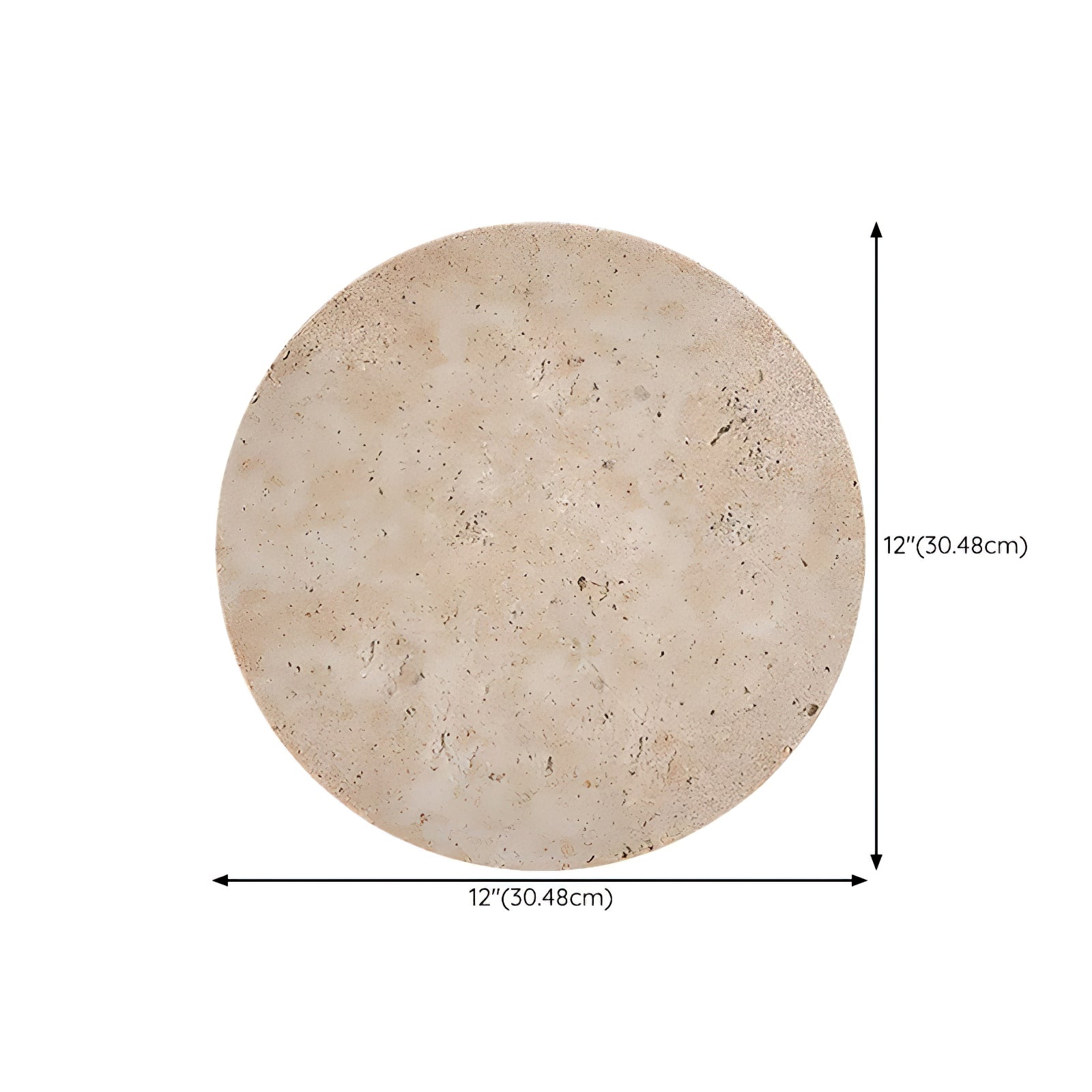 Circle Travertine Wall Lamp– YOVINO