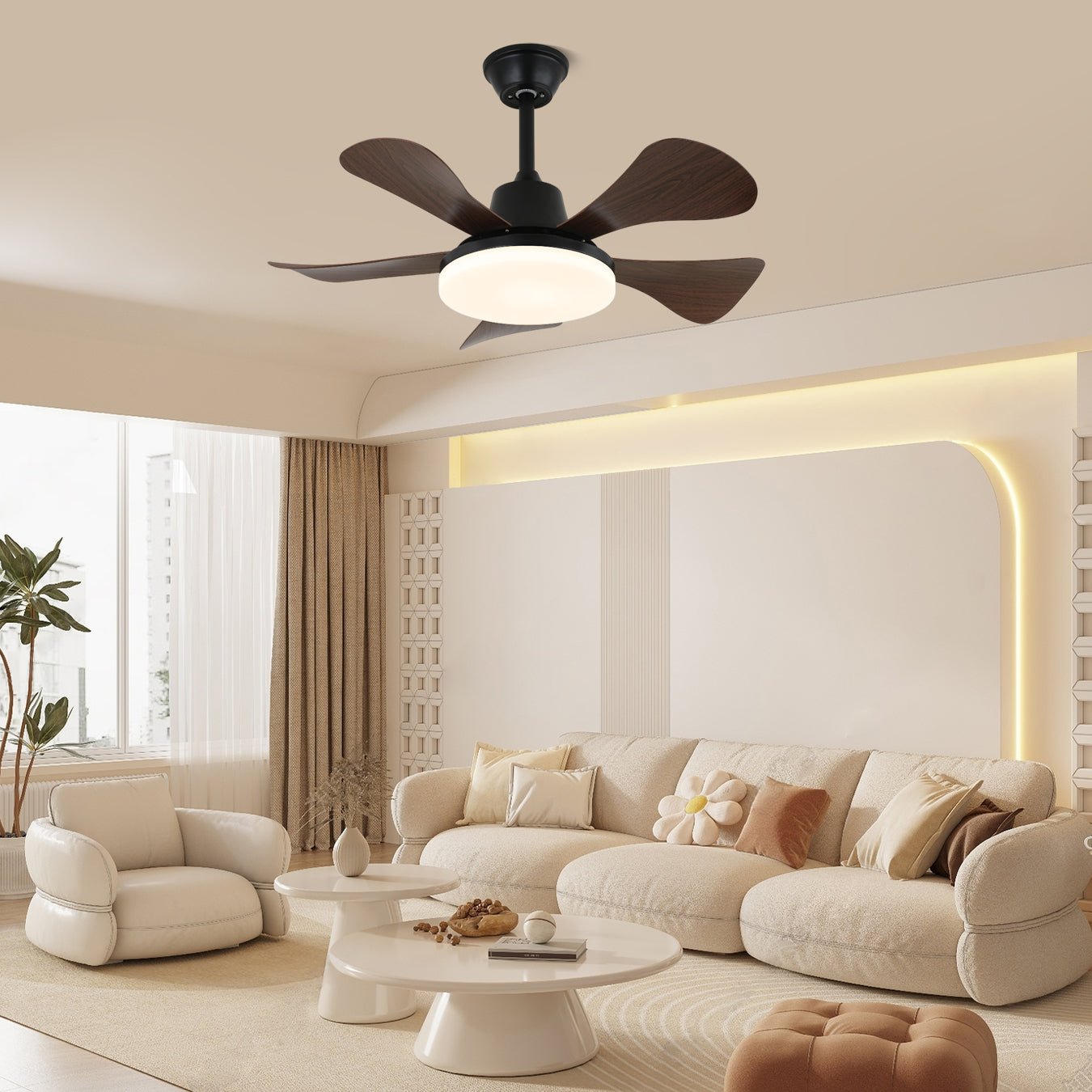 Eliza Ceiling Fan Light– YOVINO