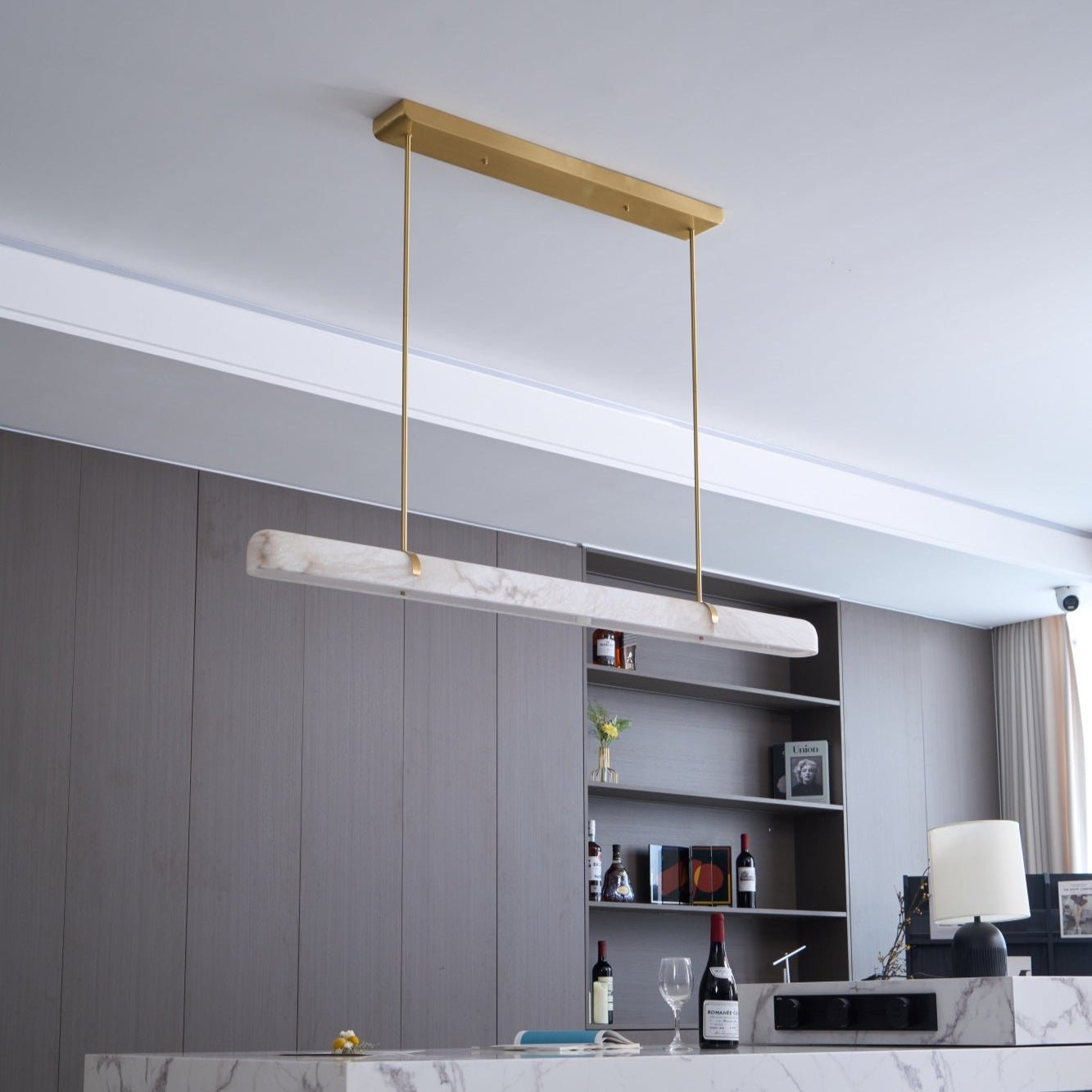 Linear Alabaster Chandelier– YOVINO