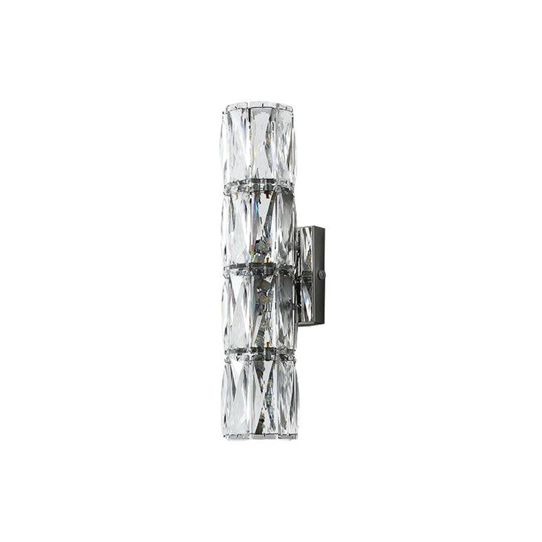Luxury Crystal Column LED Wall Lamp — YOVINO