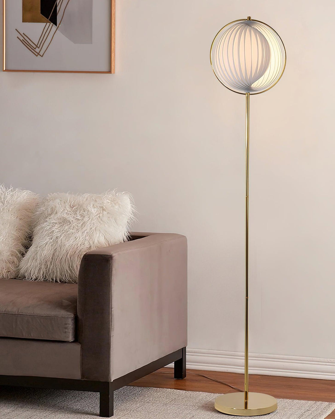 Moon Echo Floor Lamp 12.2" — YOVINO