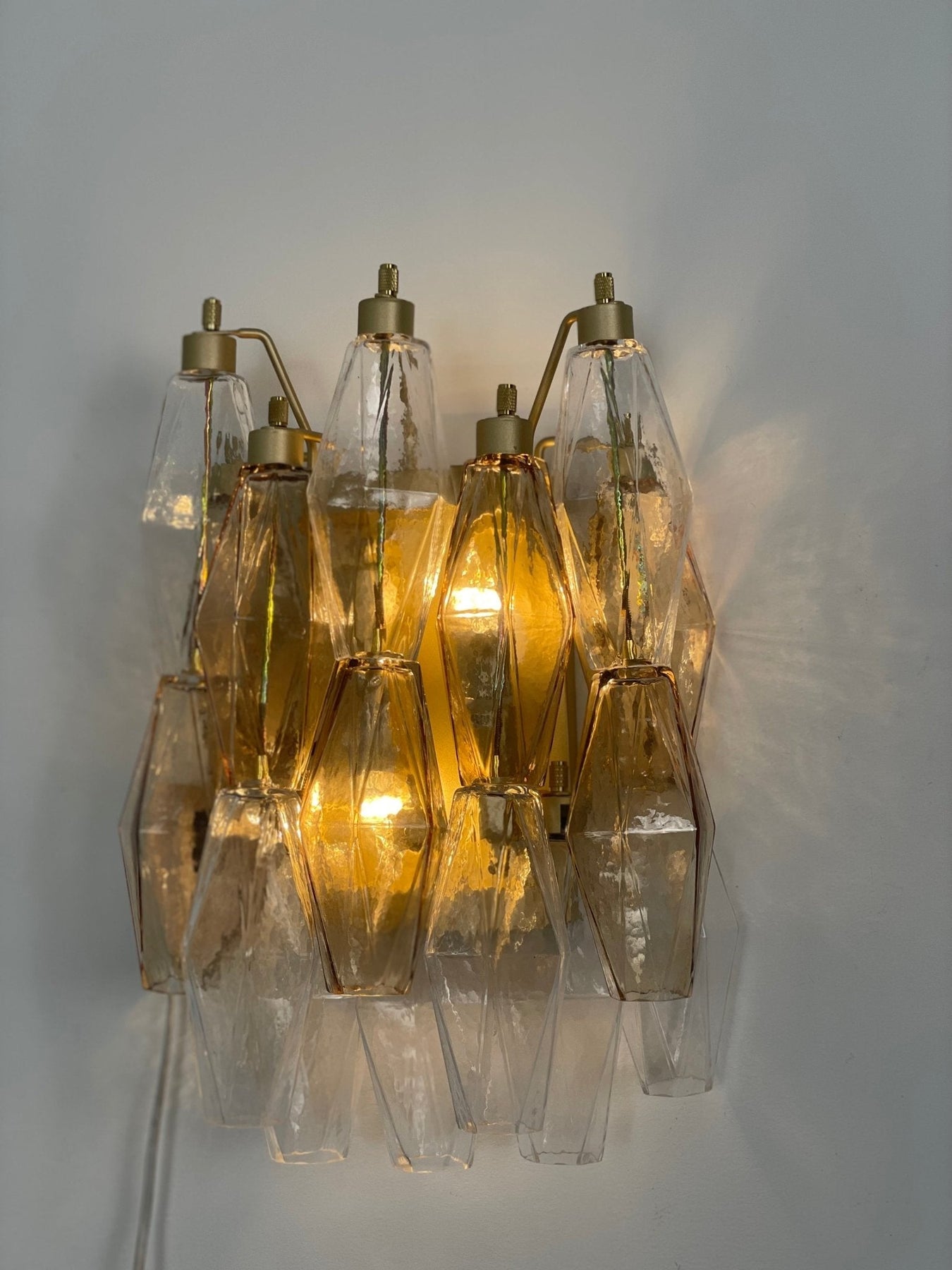 Murano Rhombus Glass Wall Lamp– YOVINO