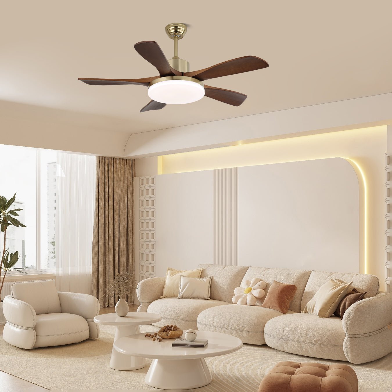 Nova Breeze Ceiling Fan Light– YOVINO