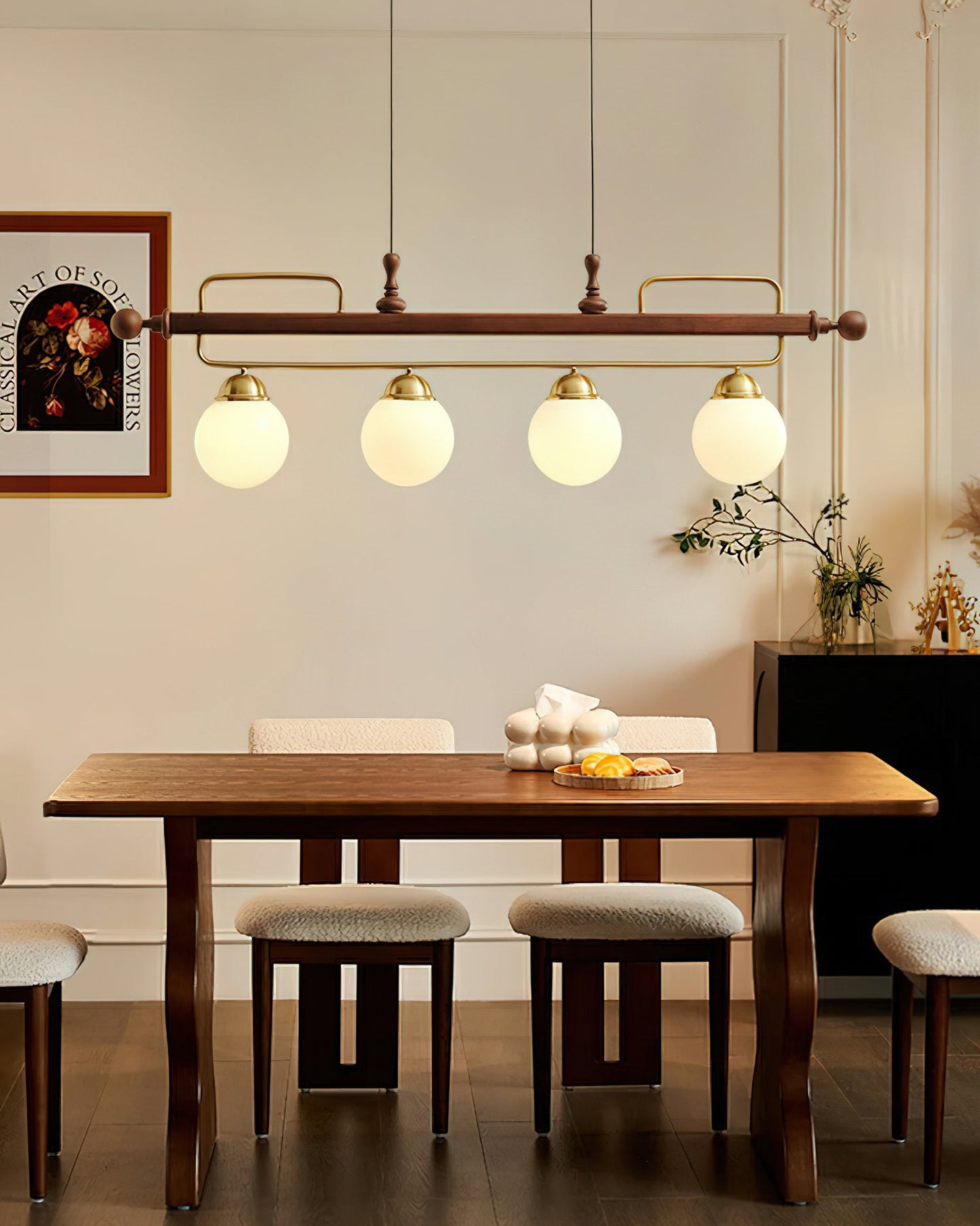 Quad Sphere Chandelier 47.2"– YOVINO