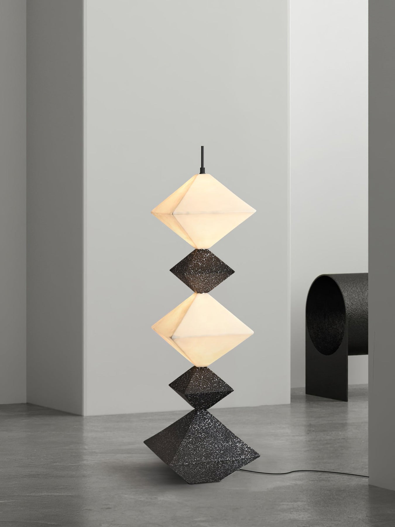 Rhombus Cube Floor Lamp– YOVINO