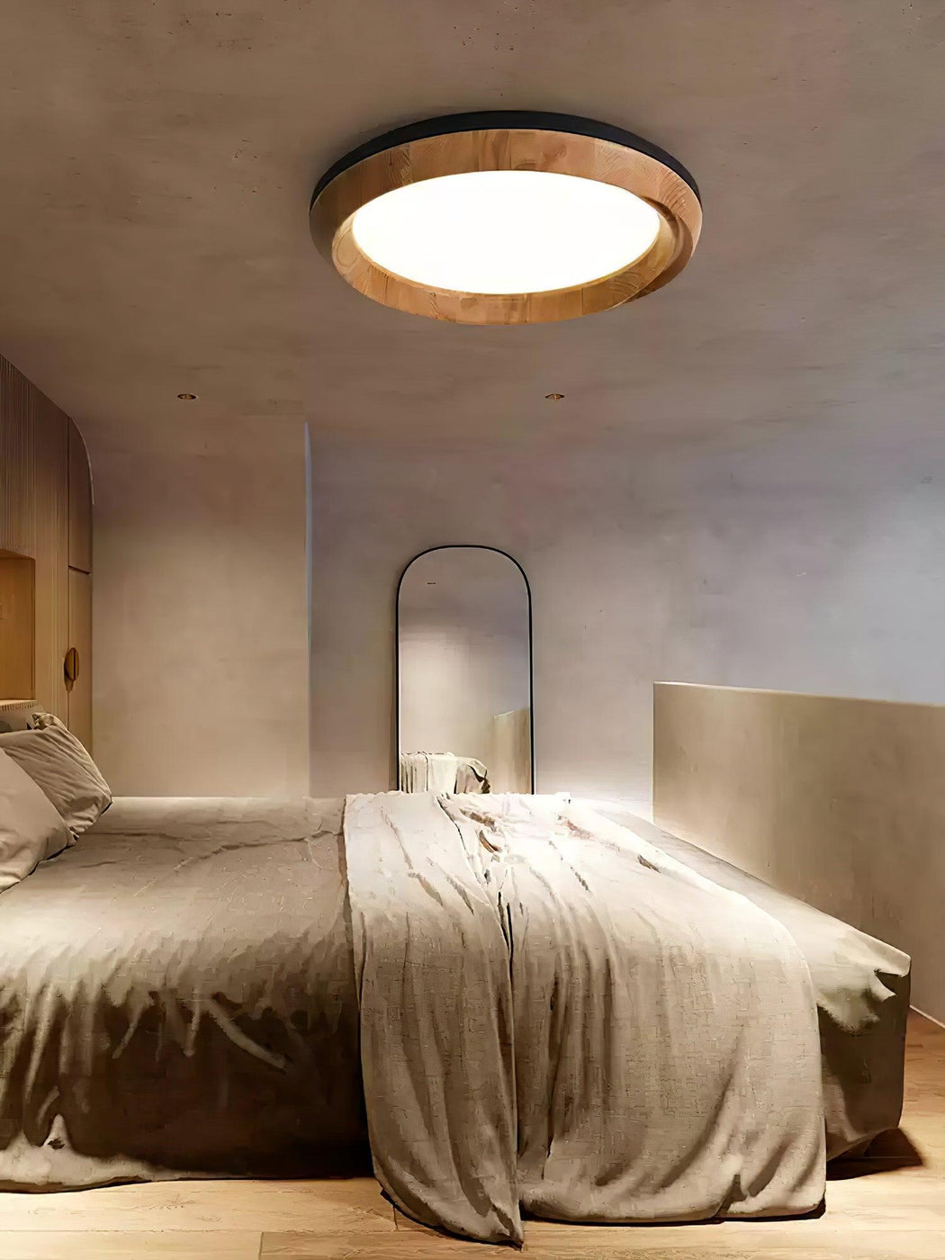 Ripple Wood Ceiling Light — YOVINO
