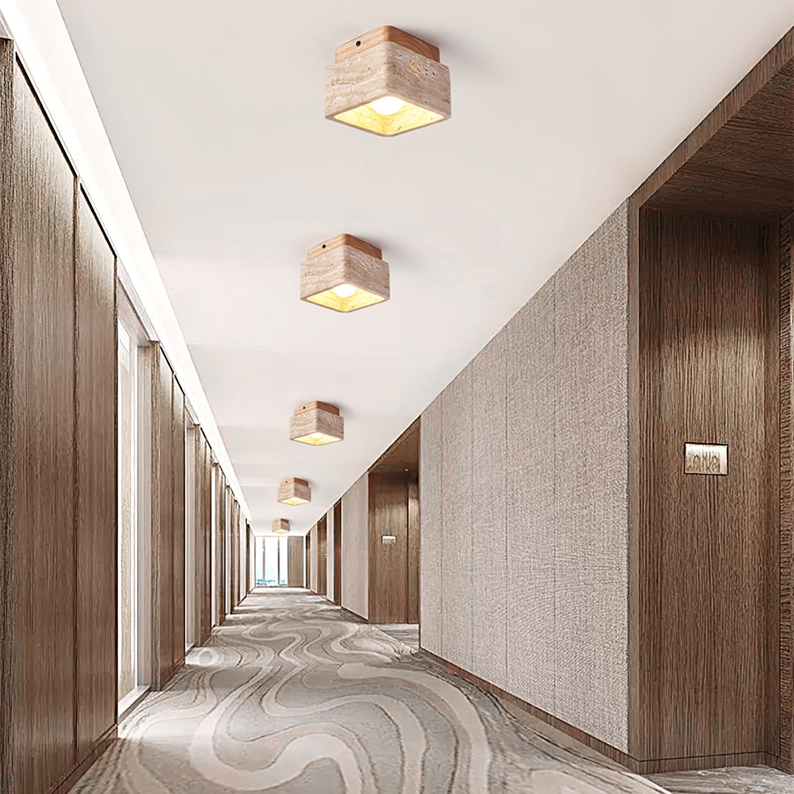 Terra Block Ceiling Light– YOVINO